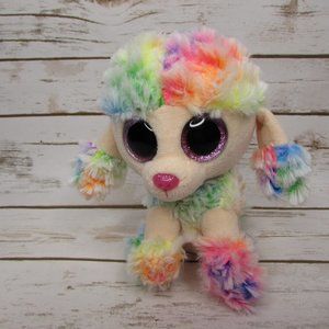 Ty | Toys | Ty Beanie Boos Rainbow Poodle Dog 6 Tie Dye Plush | Poshmark